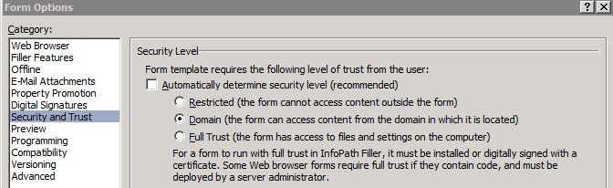 Deploying Infopath Form To Sharepoint 2010 Site Stuart Roberts On All Things Sharepoint